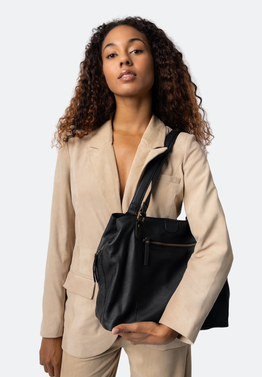 ReDesigned - Jess Big Shoulder Bag - Black